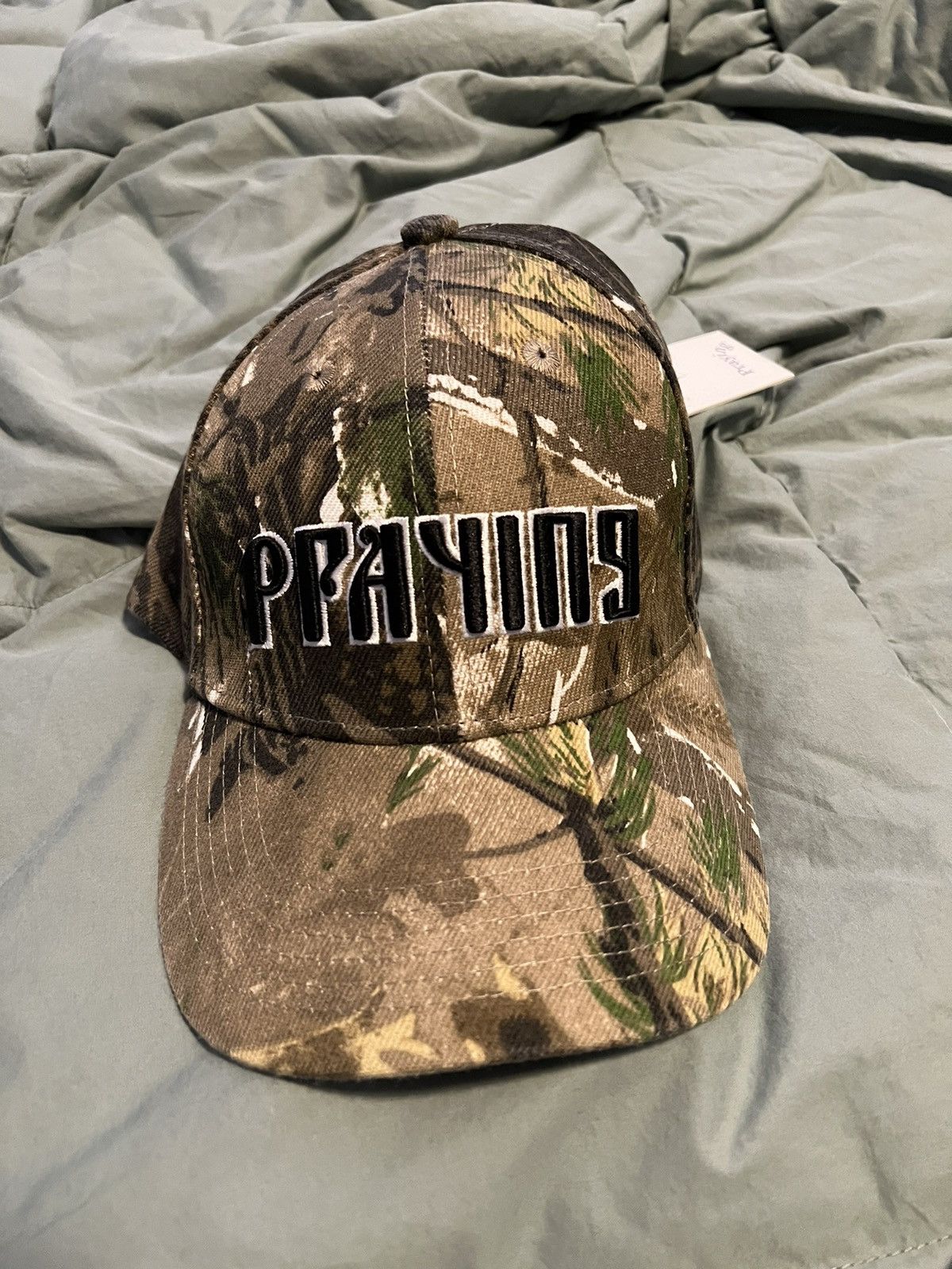 Praying Praying Russian Text Realtree Hat | Grailed