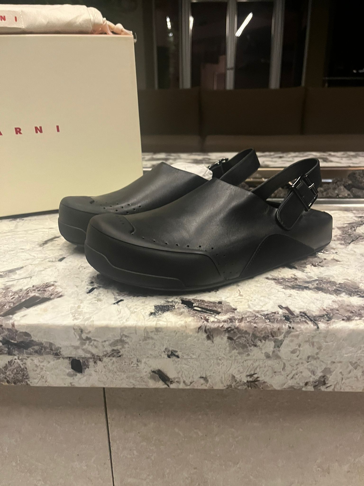 Marni Sabot Shoes in Black | Grailed