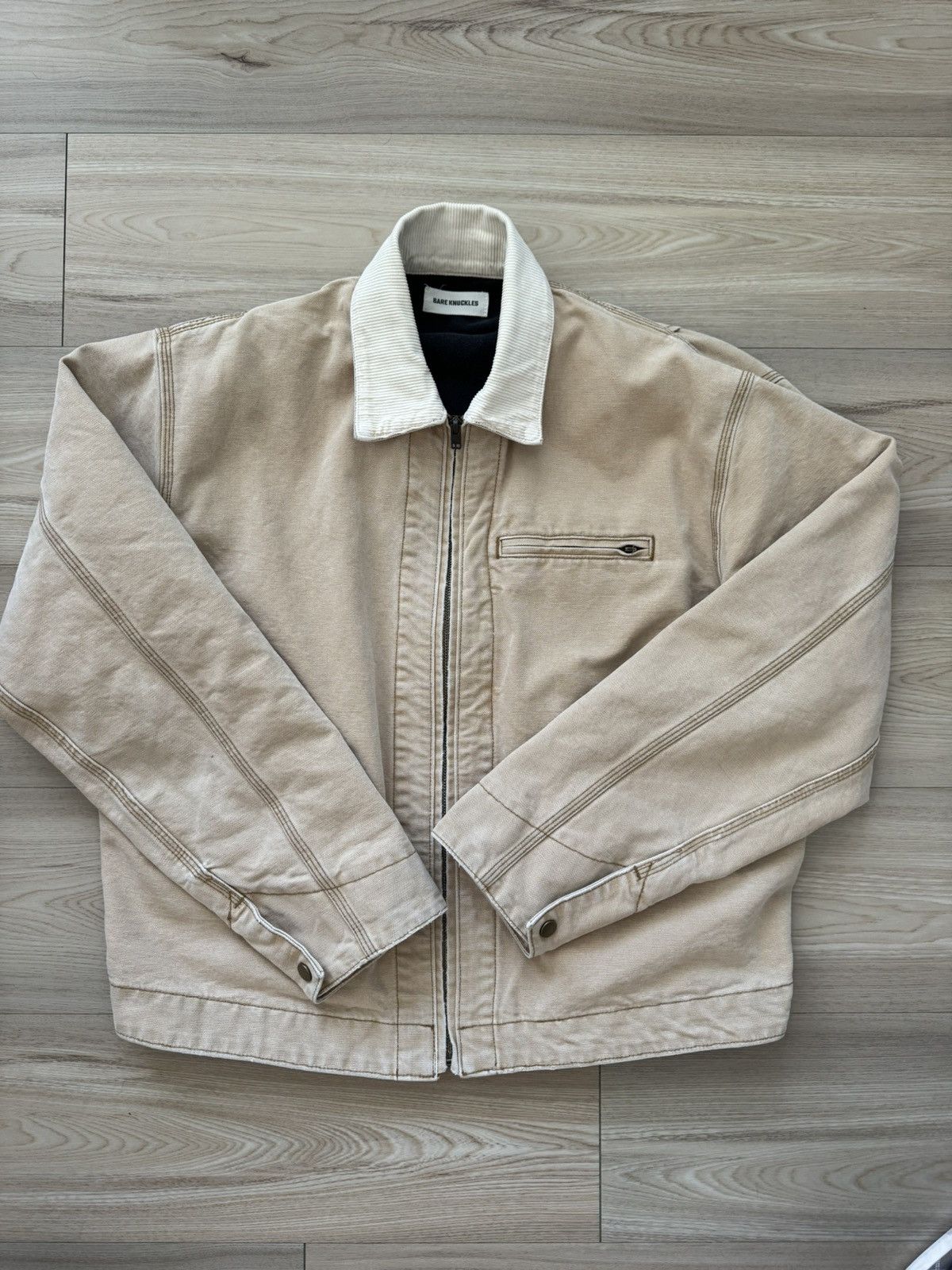 Bare Knuckles Tan Canvas Work Jacket | Grailed