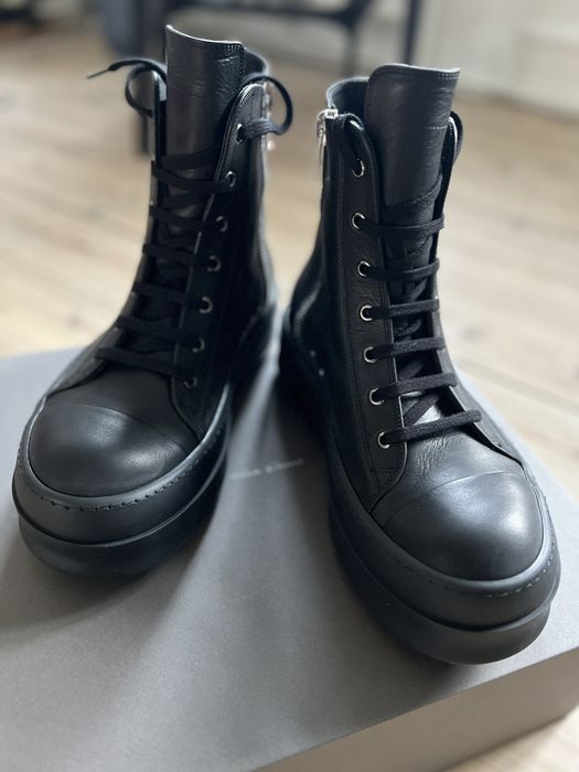 Rick Owens Rick Owens NEW Mega Bumper Mainline Ramones Black/Black ...