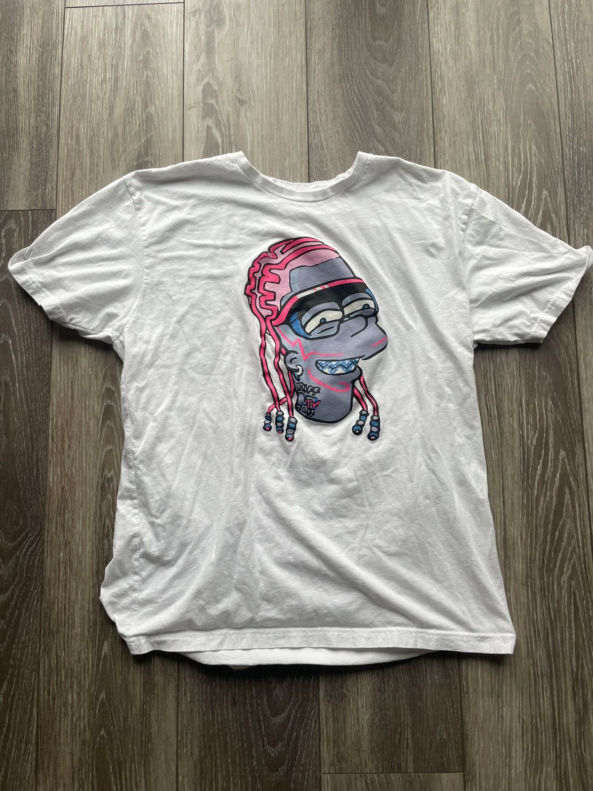 Band Tees Riff Raff x Bart Simpson Shirt | Grailed