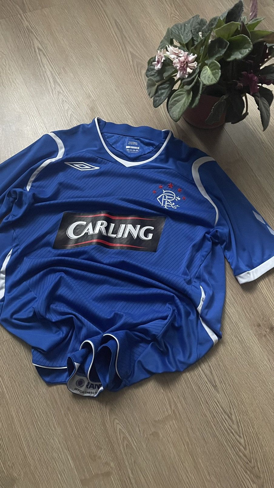 Umbro × Vintage Umbro Rangers Scotland Soccer Tee Jersey 2009-2010 ...