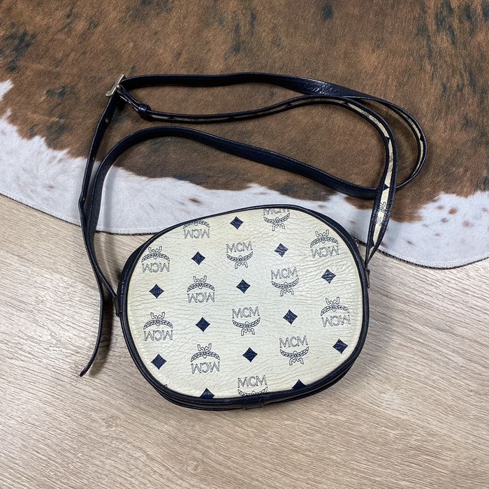 Vintage Vintage Monogram MCM CrossBody Messenger Bag 90s | Grailed