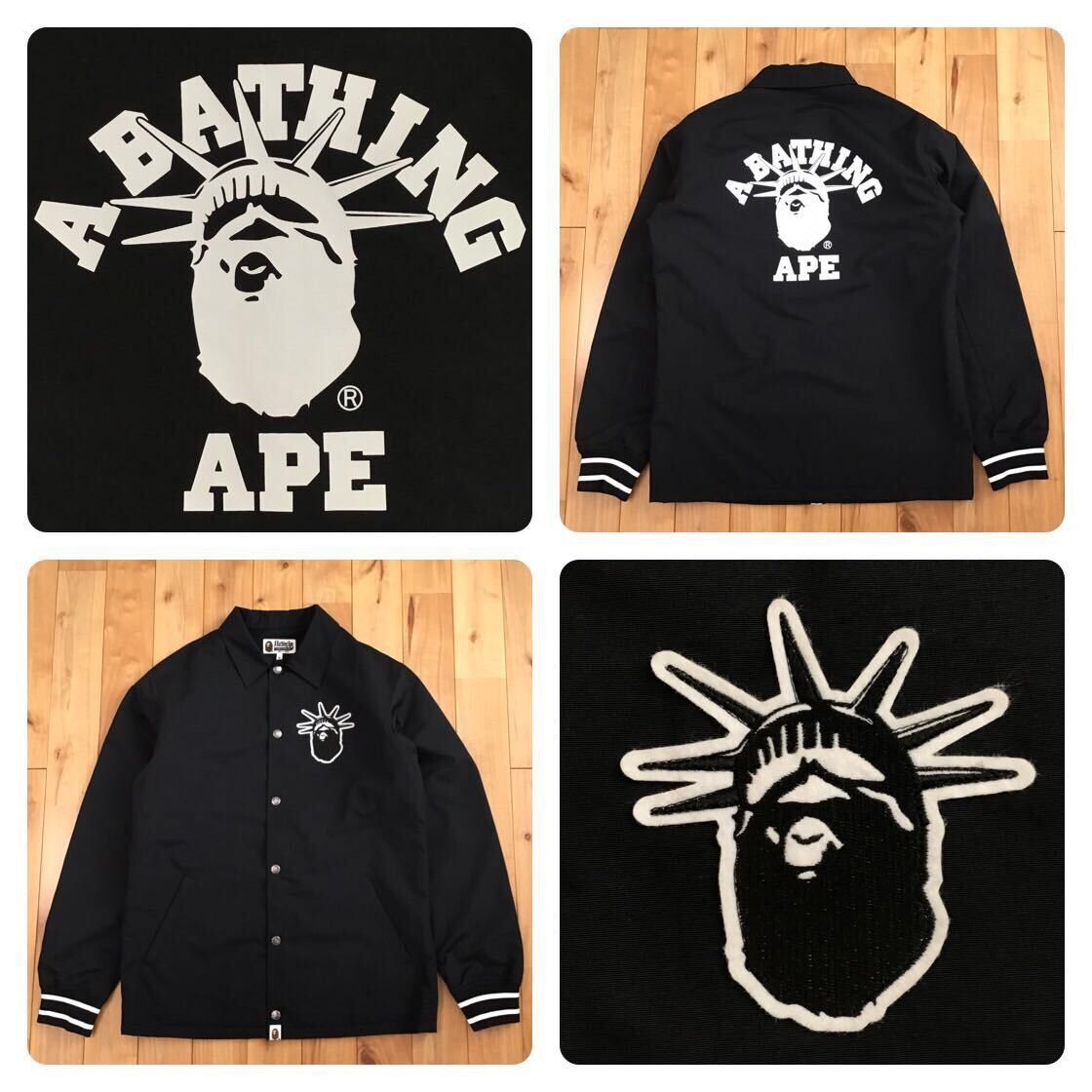 Bape BAPE NYC College Logo Coach Jacket a bathing ape NEW YORK | Grailed