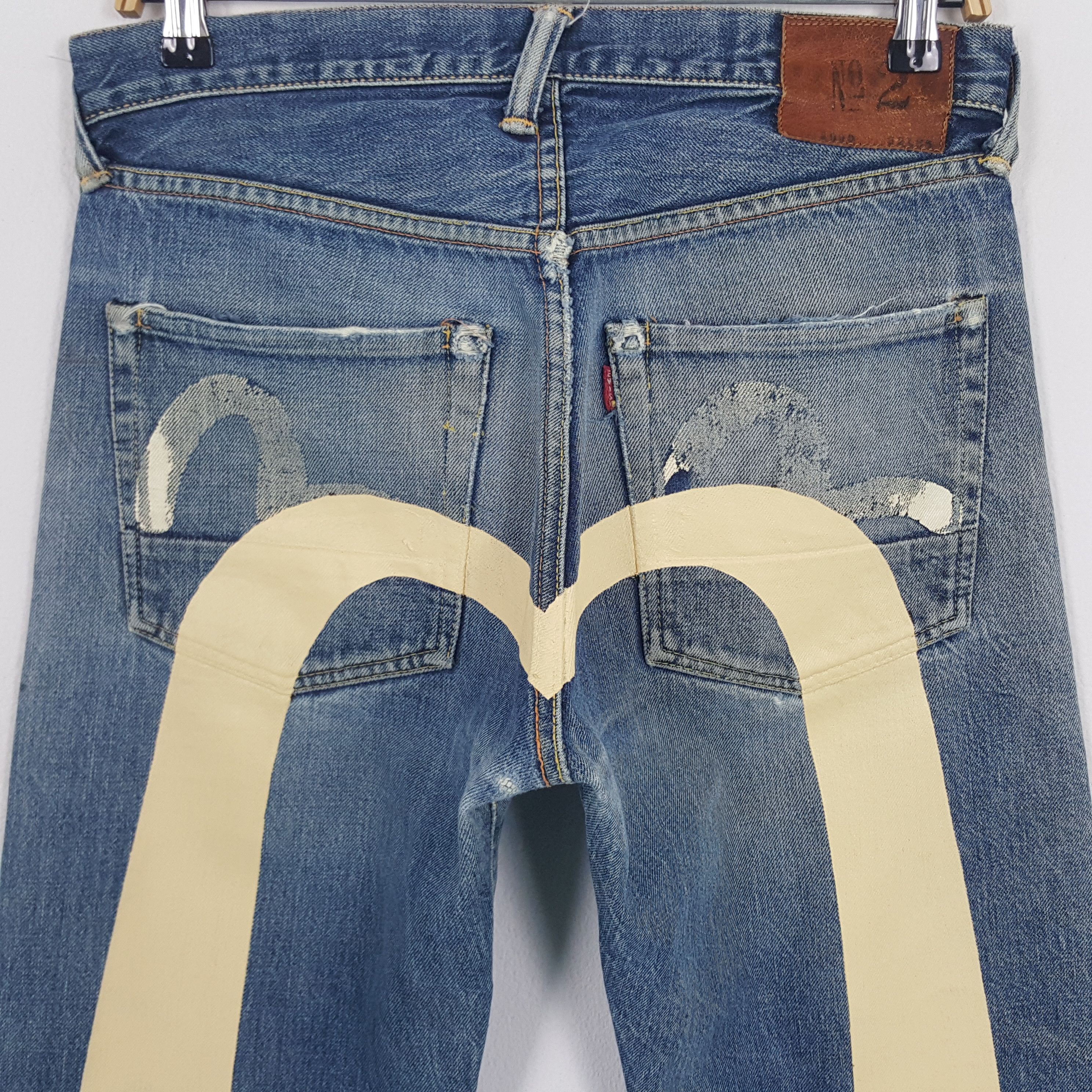Custom Vintage Evisu Japan Selvedge Custom Daicock Denim Jeans | Grailed