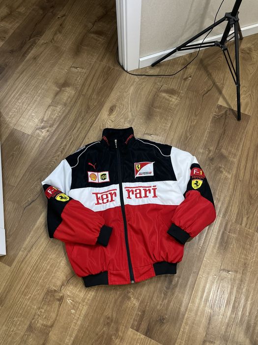Ferrari Vintage Ferrari Racing Big Logo Bridgestone Jacket Bomber | Grailed