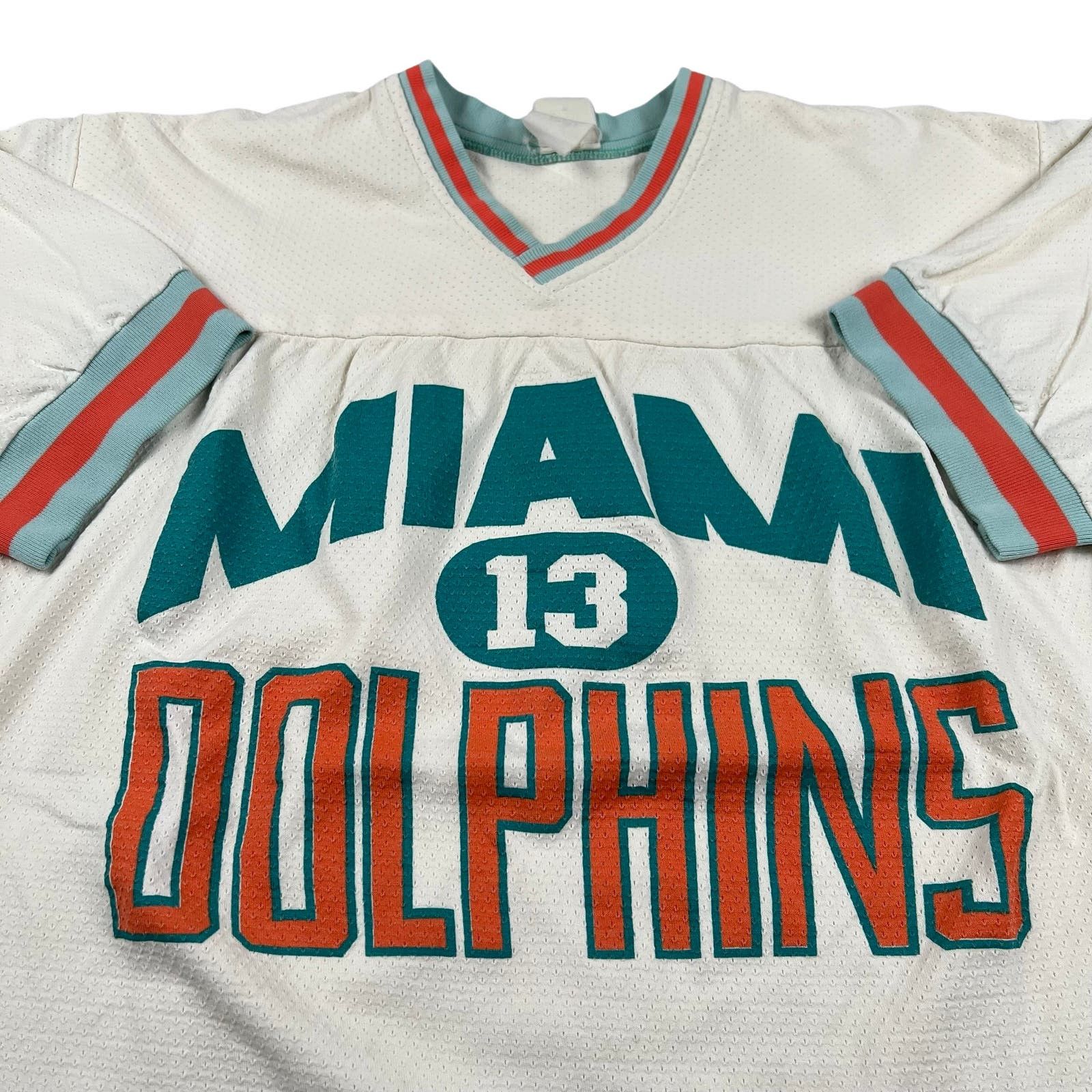 Vintage Vintage Miami dolphins logo 7 80s jersey t shirt | Grailed