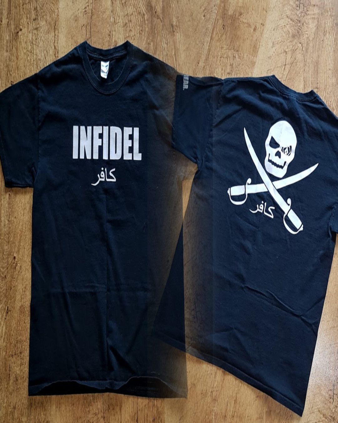 Affliction × Avant Garde × Streetwear Sick Infidel Skull And Cross Bone ...