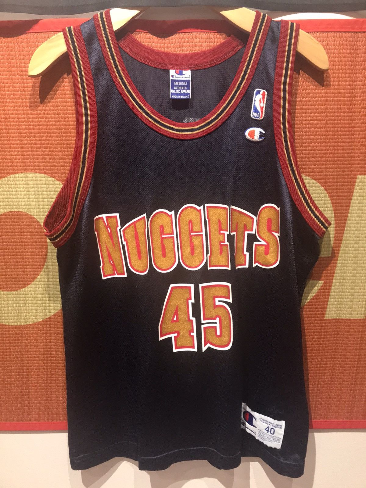 Champion × NBA × Vintage 90s vintage retro champion NBA Denver Nuggets ...