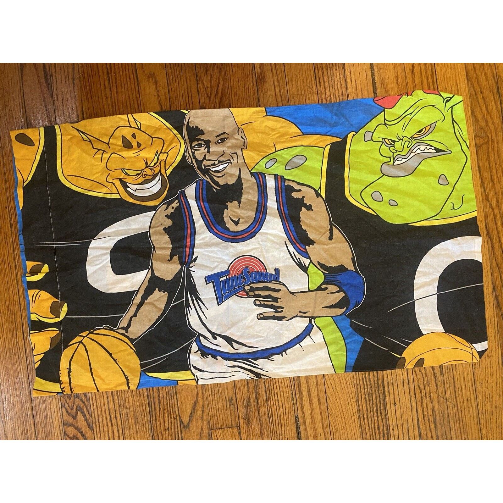 The Unbranded Brand SPACE JAM TUNE SQUAD PILLOW CASE MICHAEL JORDAN ...