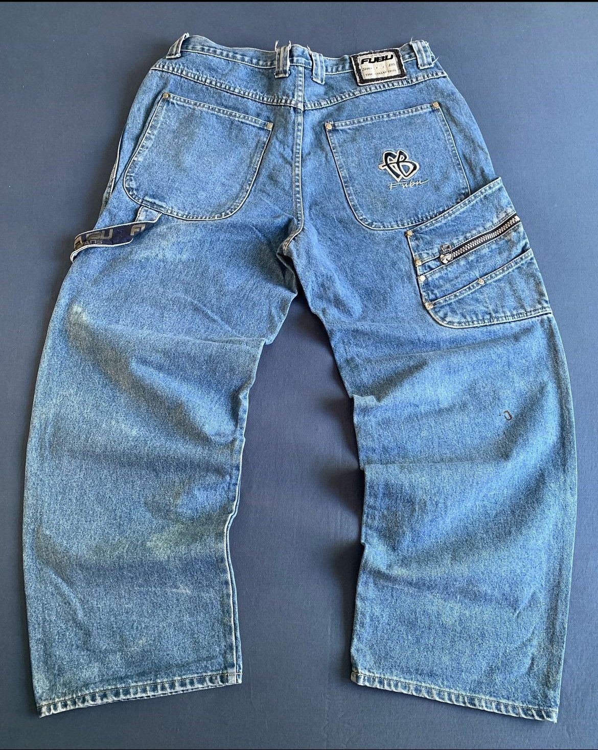 Fubu × Made In Usa × Streetwear Big Baggy FUBU Jeans | Grailed