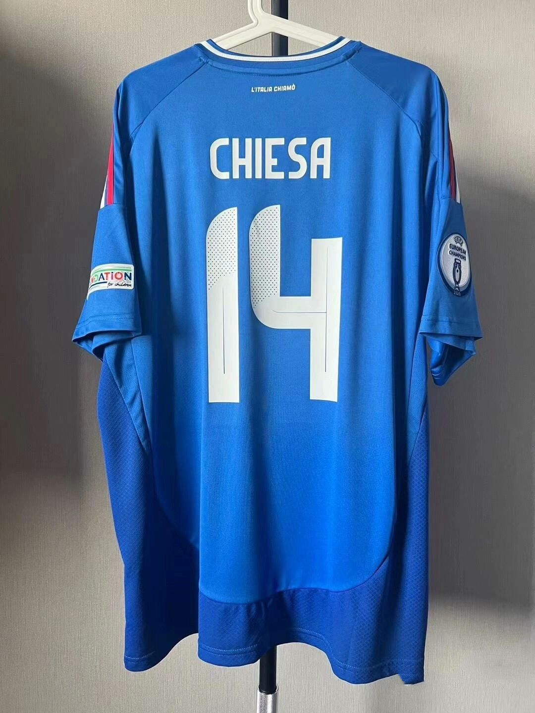 Fifa World Cup 2024 European cup Italy #14 Federico Chiesa Jersey | Grailed