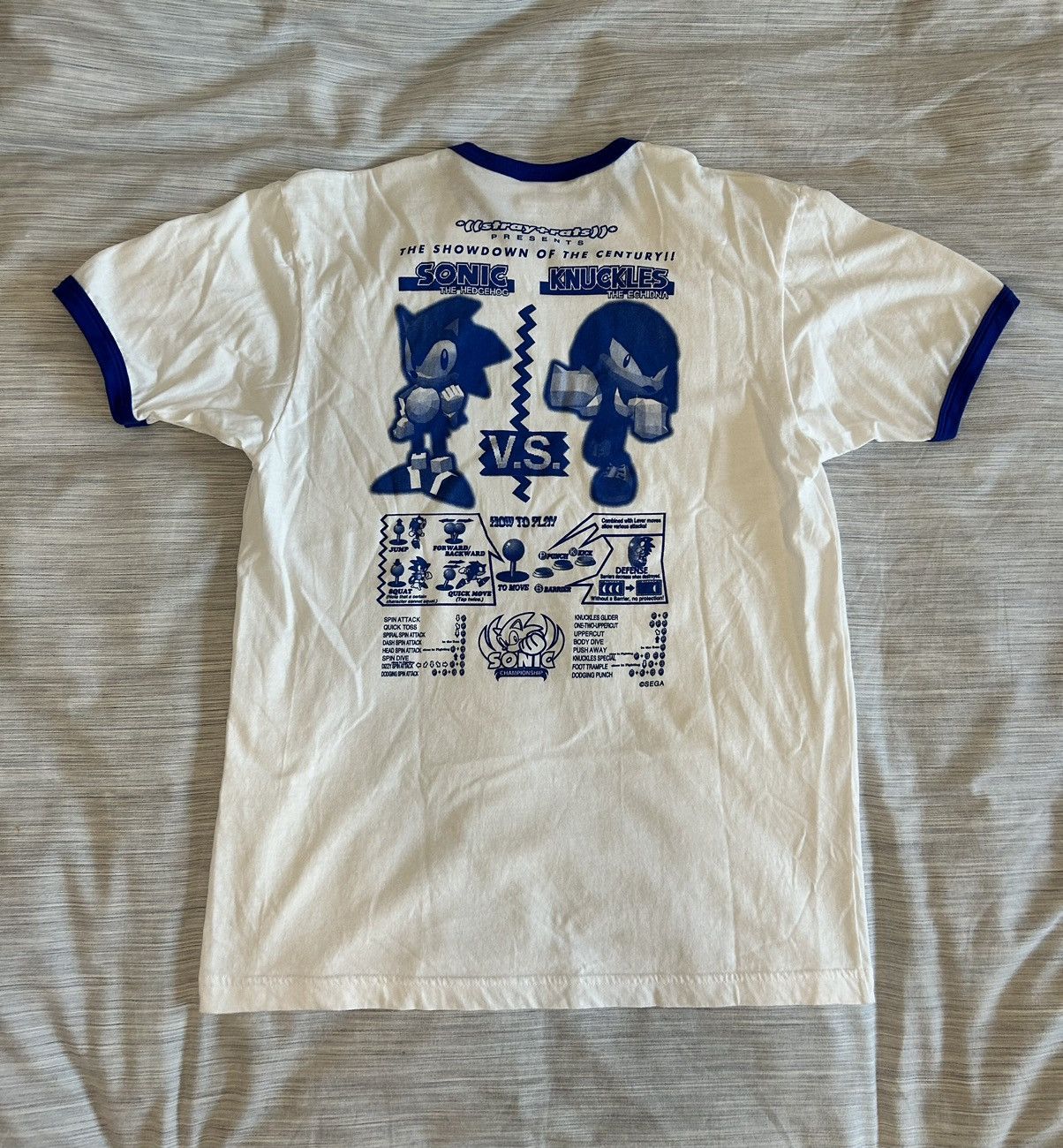 Stray Rats SEGA SONIC THE HEDGEHOG SHOWDOWN RINGER TEE | Grailed