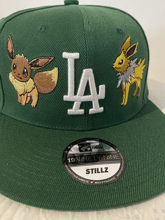 STILLZ 7 5/8 Slumpykev Stillz LA Dodgers Eevee fitted Hat Green | Grailed