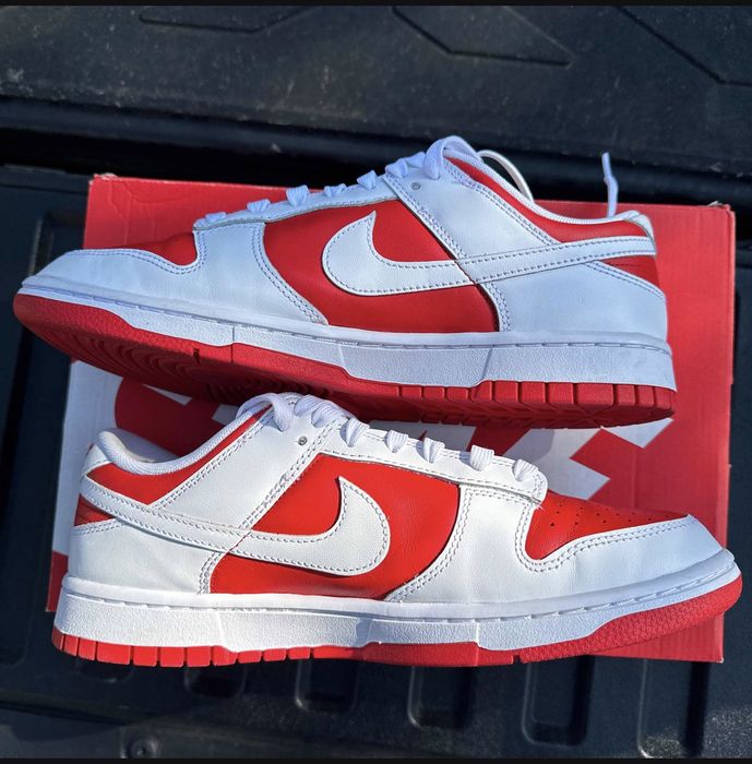 Nike Nike Dunk Low “Champion Red” | Grailed