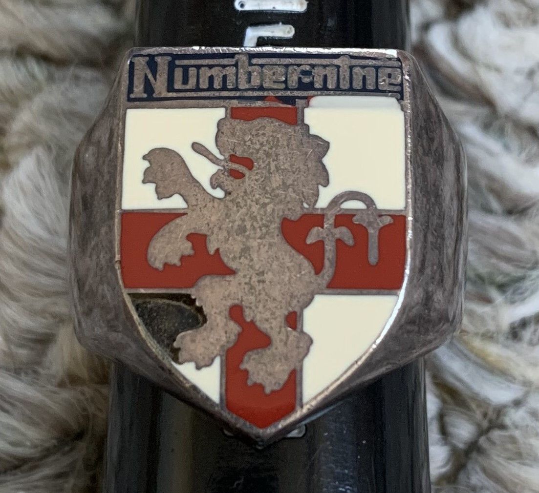Number (N)ine SS00 Number (N)ine Lambretta Logo Sterling Silver Ring ...