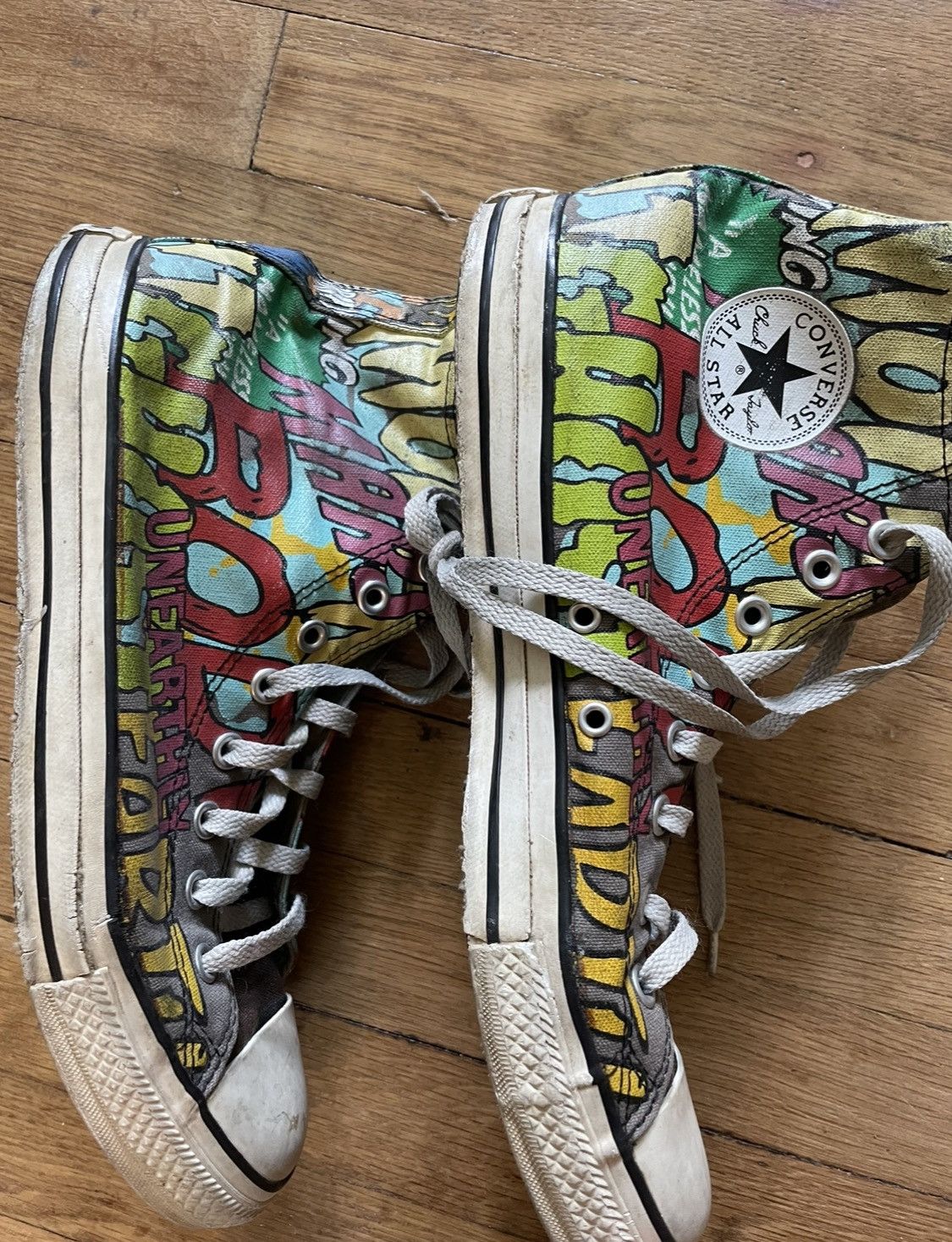 Vintage Converse Graffiti Hi Tops | Grailed