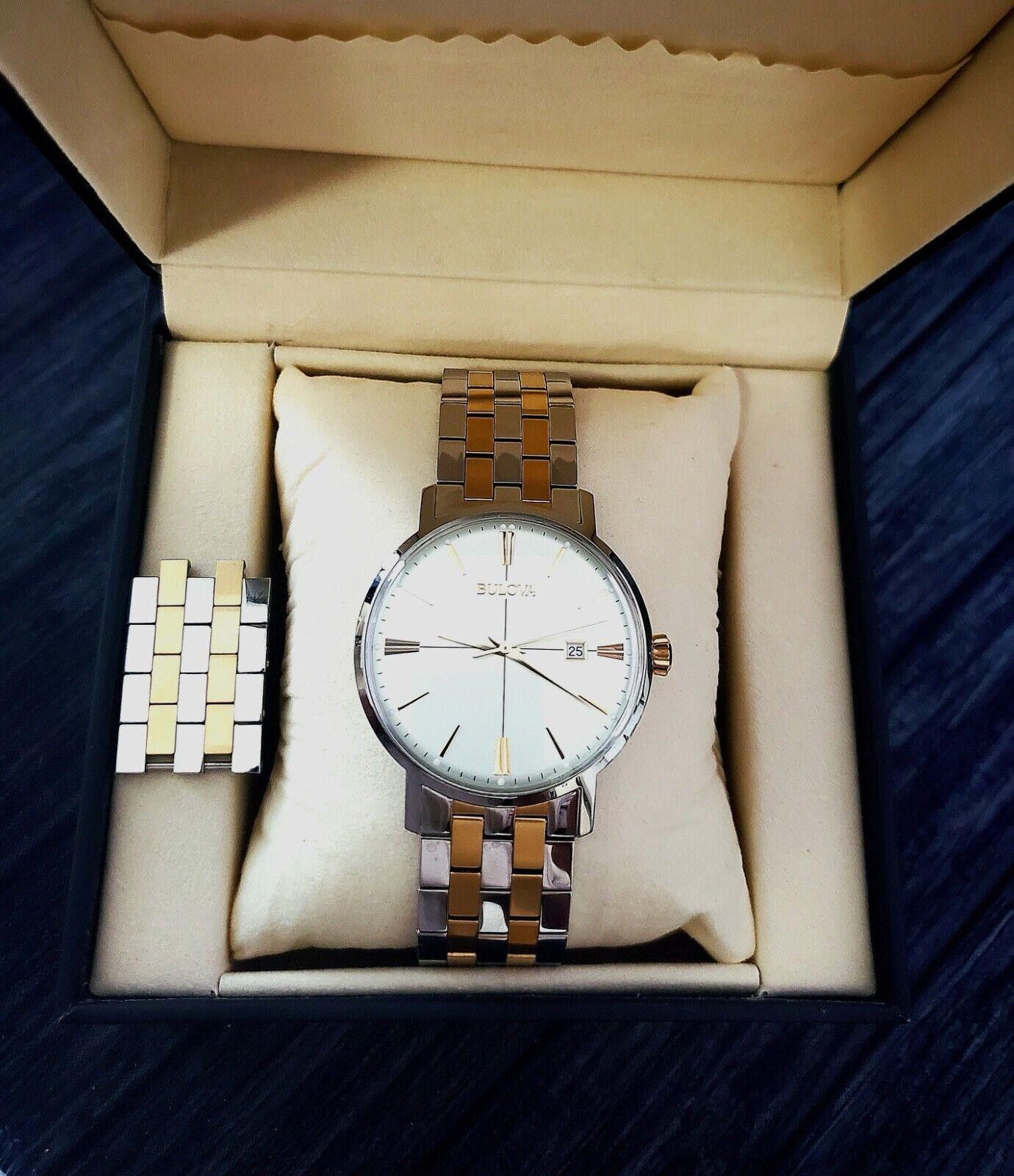 Bulova Bulova Corporate Collection 2 Tone Gold Silver Mens Watch | Grailed