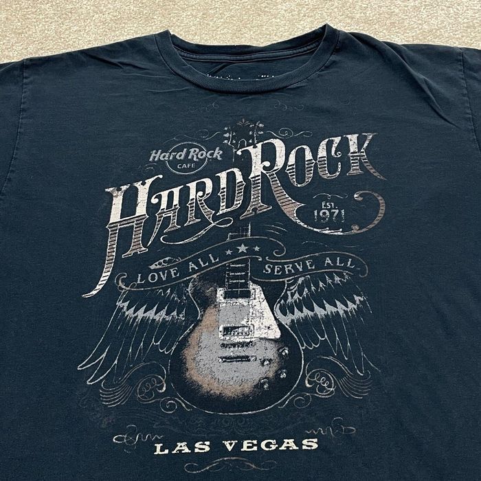 Hard Rock Cafe Hard Rock Cafe T Shirt Men Medium Las Vegas Black USA ...