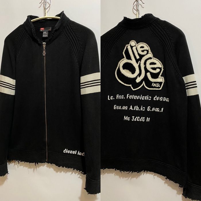 Diesel Diesel vintage zip sweater big logo | Grailed