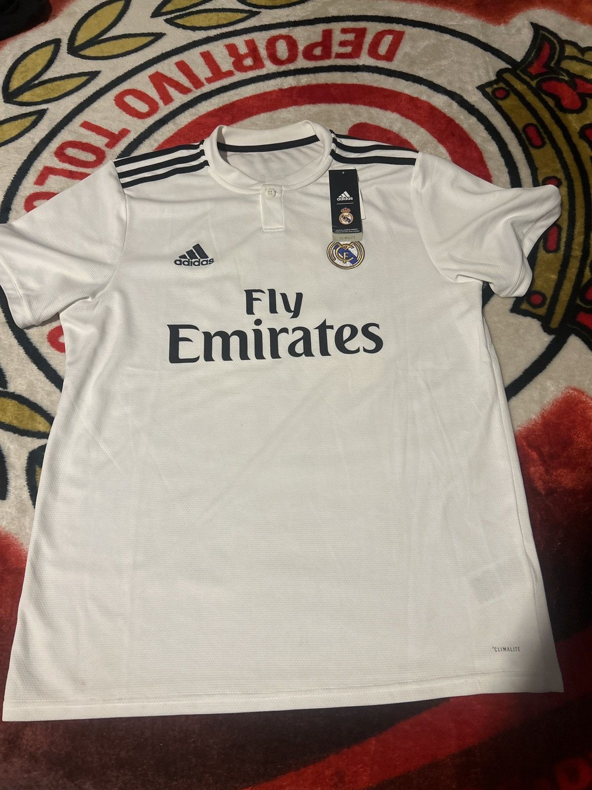 Adidas Real Madrid 2018-2019 football jersey | Grailed