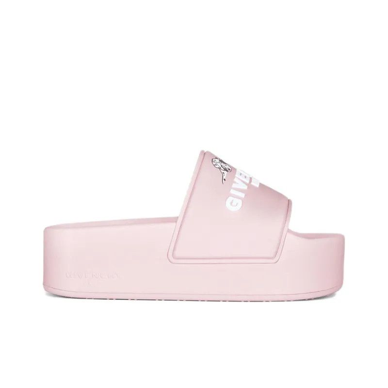 Givenchy o1mle0325 Slide Platform Sandals in Blossom Pink | Grailed