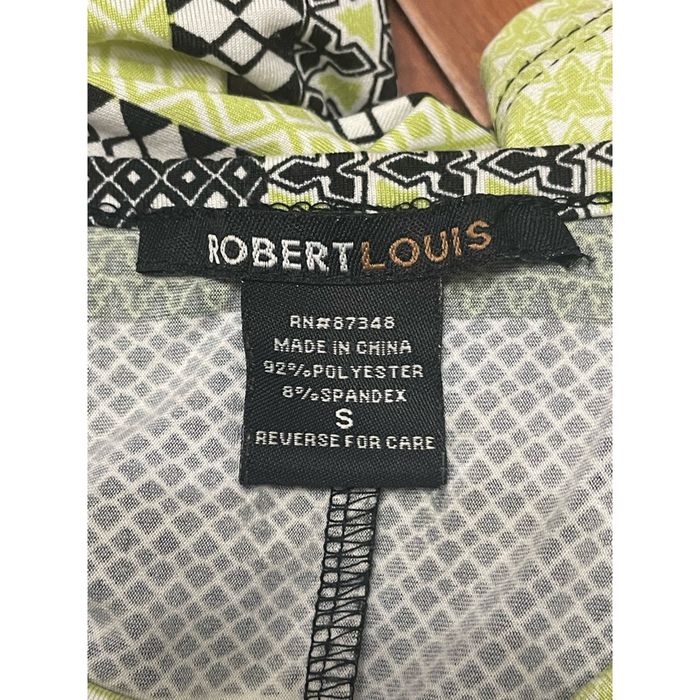 Unlisted Robert Louis Fit & Flare Dress Geometric 3/4 Sleeve S | Grailed