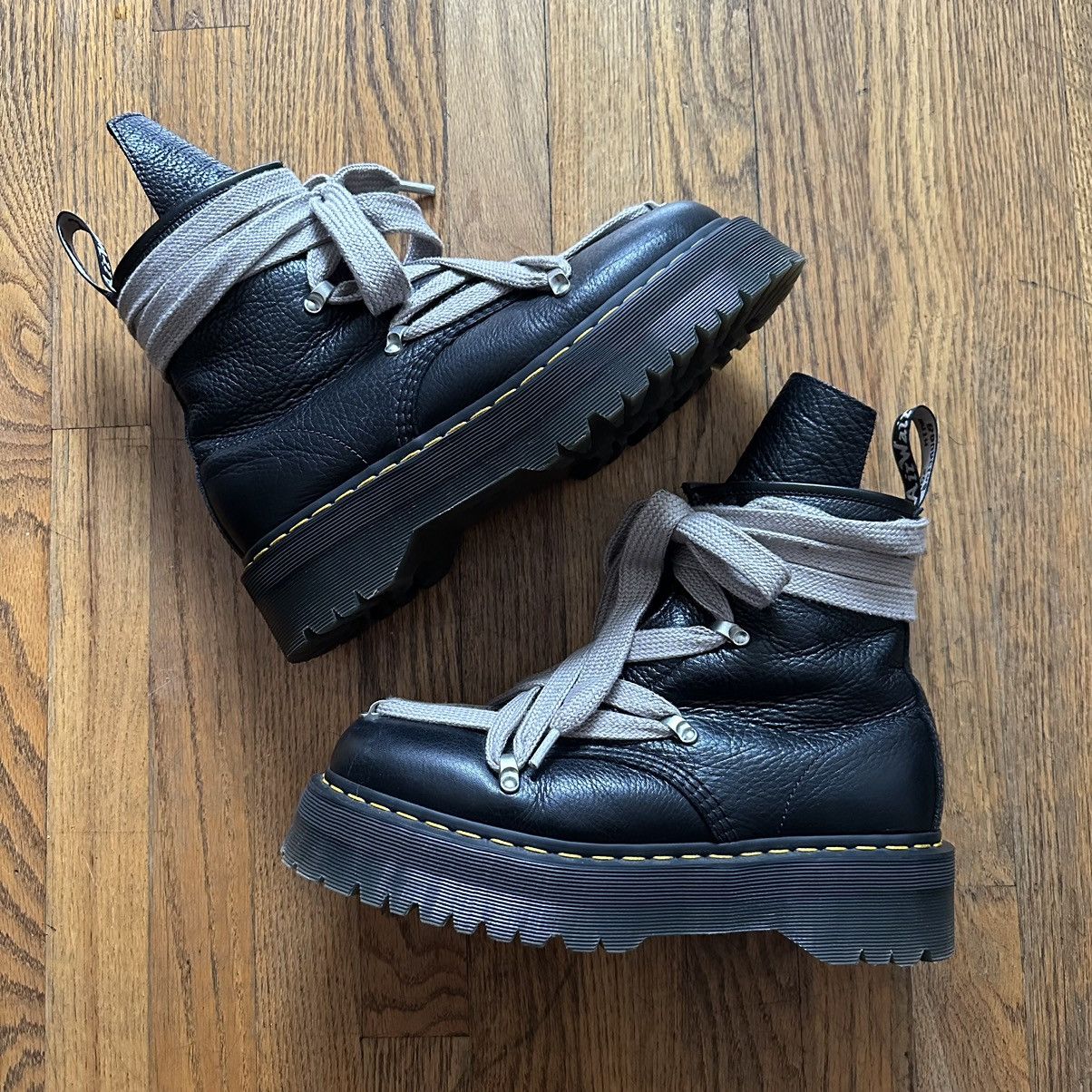 Dr. Martens × Rick Owens Rick Owens Doc Martens Jumbo Pentagram Lace ...