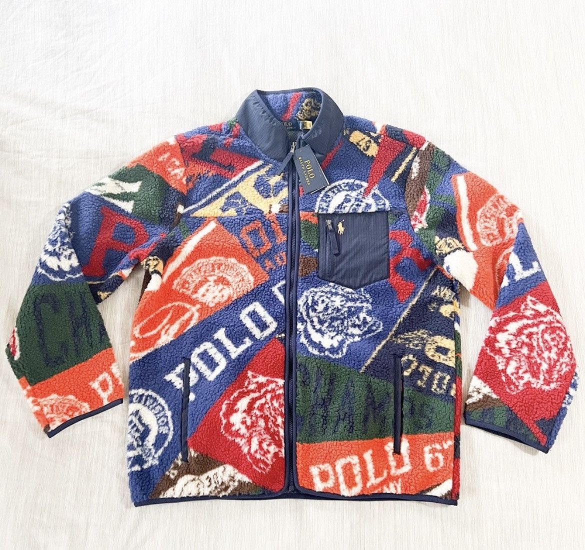 Polo Ralph Lauren Polo Ralph Lauren Prep Rally Pile Fleece Jacket | Grailed