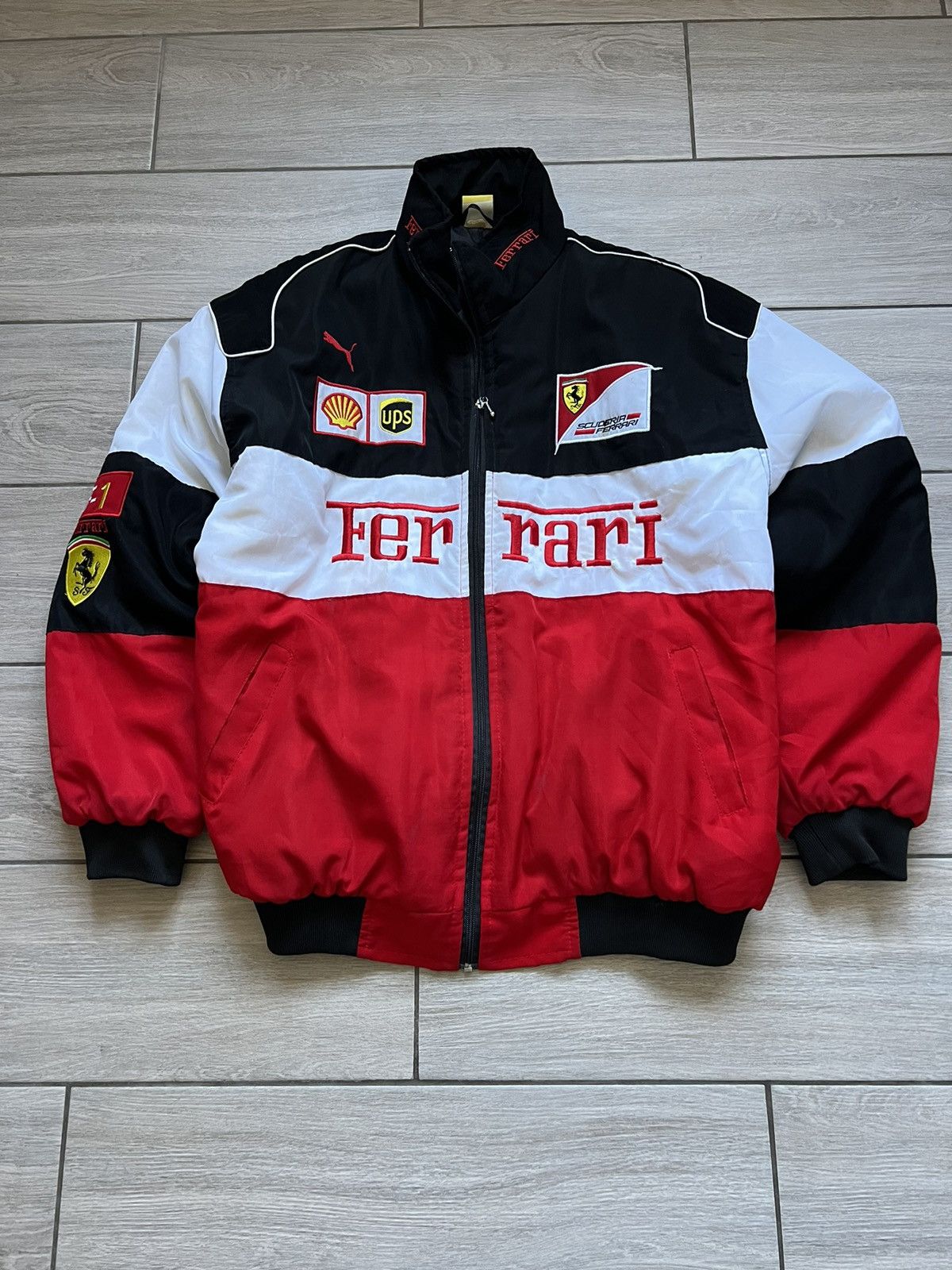 Ferrari Vintage Ferrari F1 Racing Jacket Hype Rare Big Logo Marlboro ...