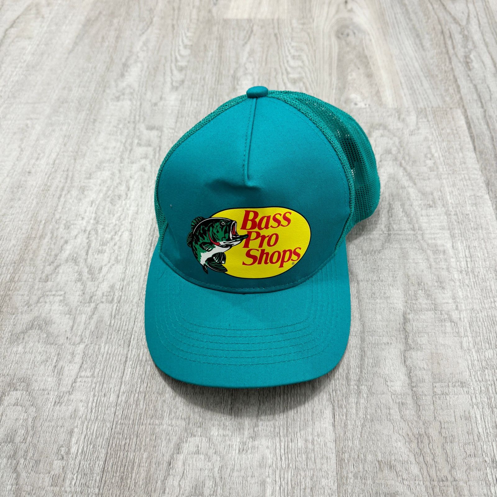 Bass Pro Shops Vintage Bass Pro Shops Hat Teal Snapback Cap Mesh Logo Y2k Grailed