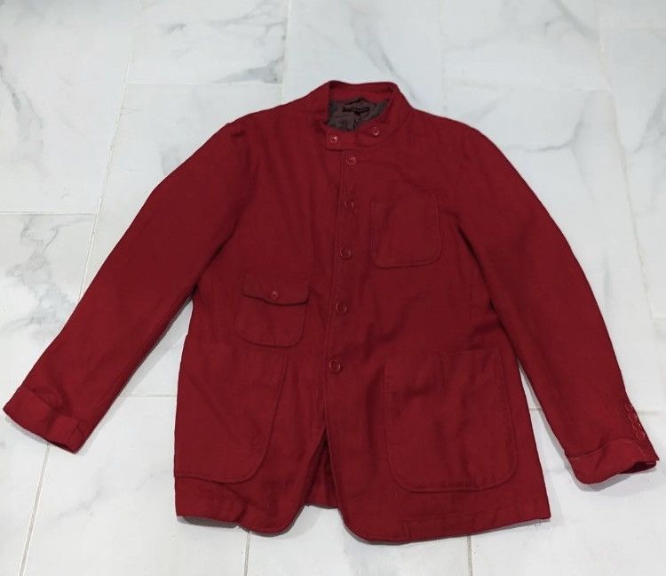 Engineered Garments Red Wool Jacket | Grailed