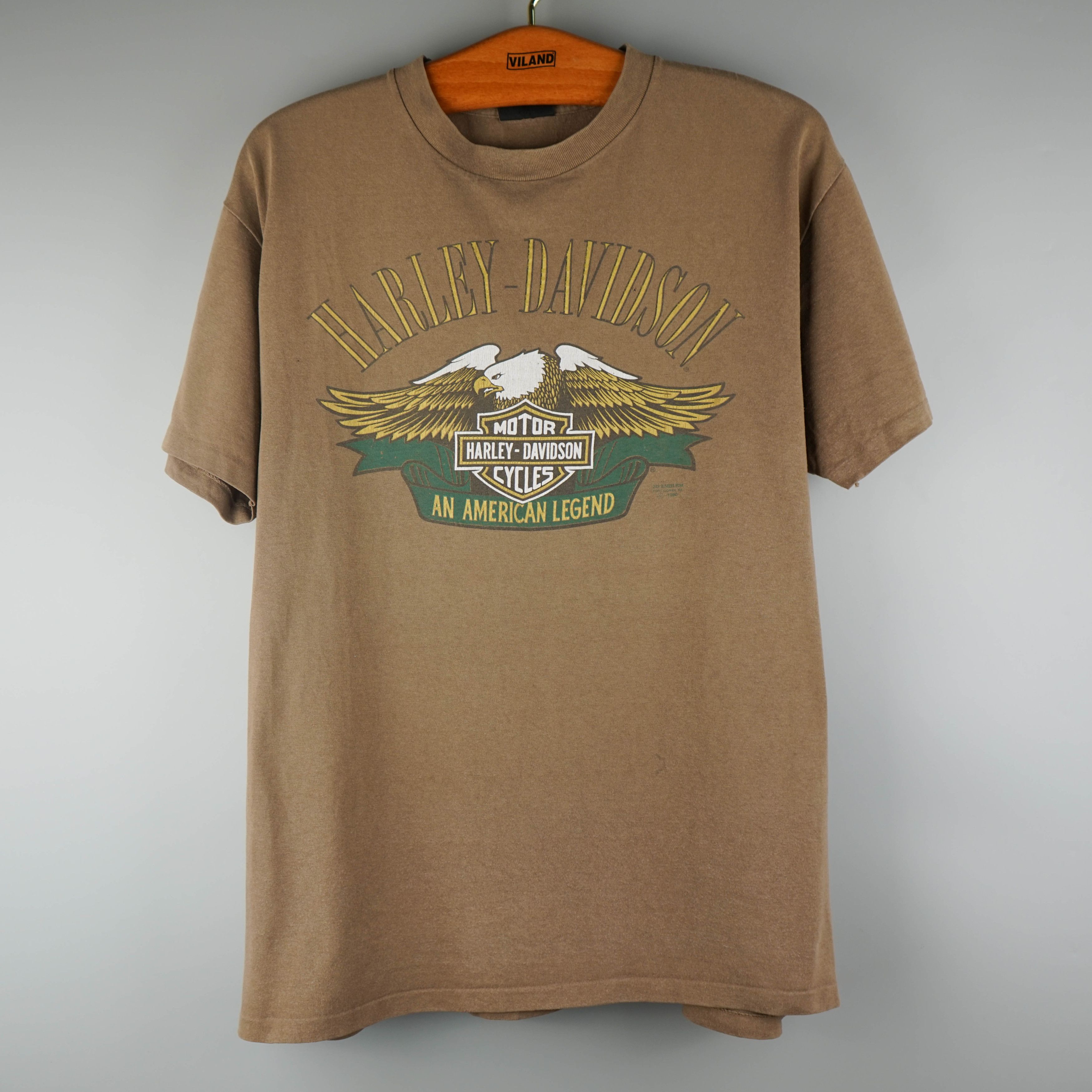 Vintage Vintage 1990 Harley Davidson Legend T-Shirt 3D Emblem | Grailed