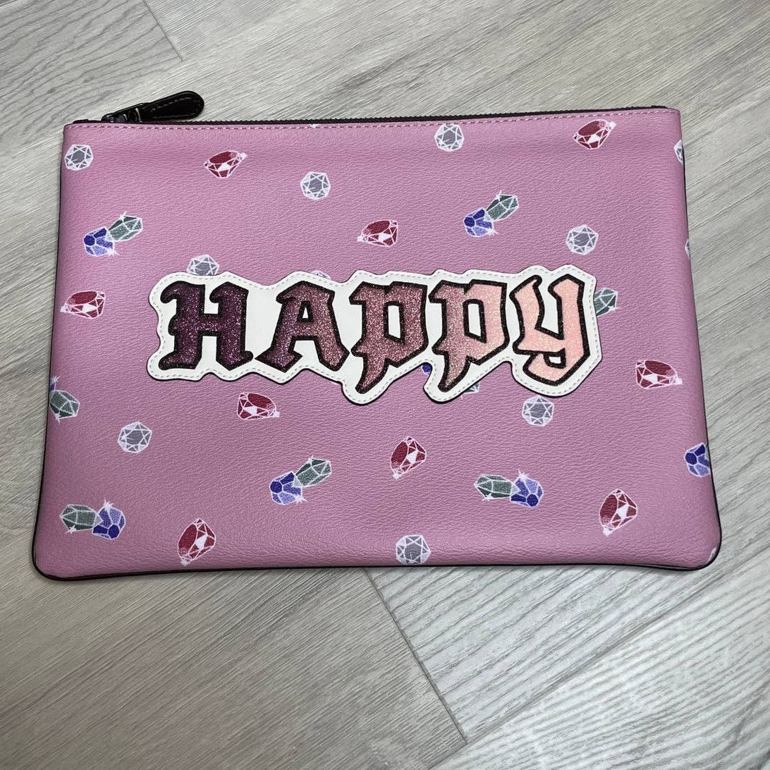 Coach Coach Disney Snow White Happy Patch Gems Large Clutch Pouch | Grailed