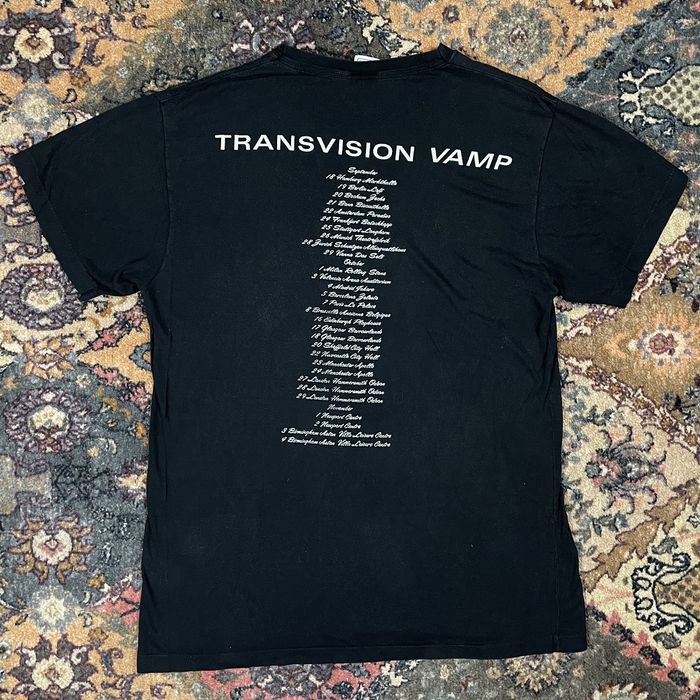 Vintage Wendy James Transvision Vamp Rare T shirt Rock Metal 1989 | Grailed