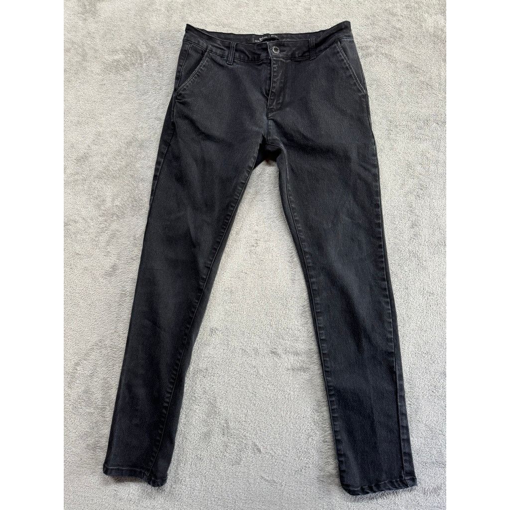 Dangerfield Nick Danger Jeans Mens 32x32 Black Straight Slim Denim ...