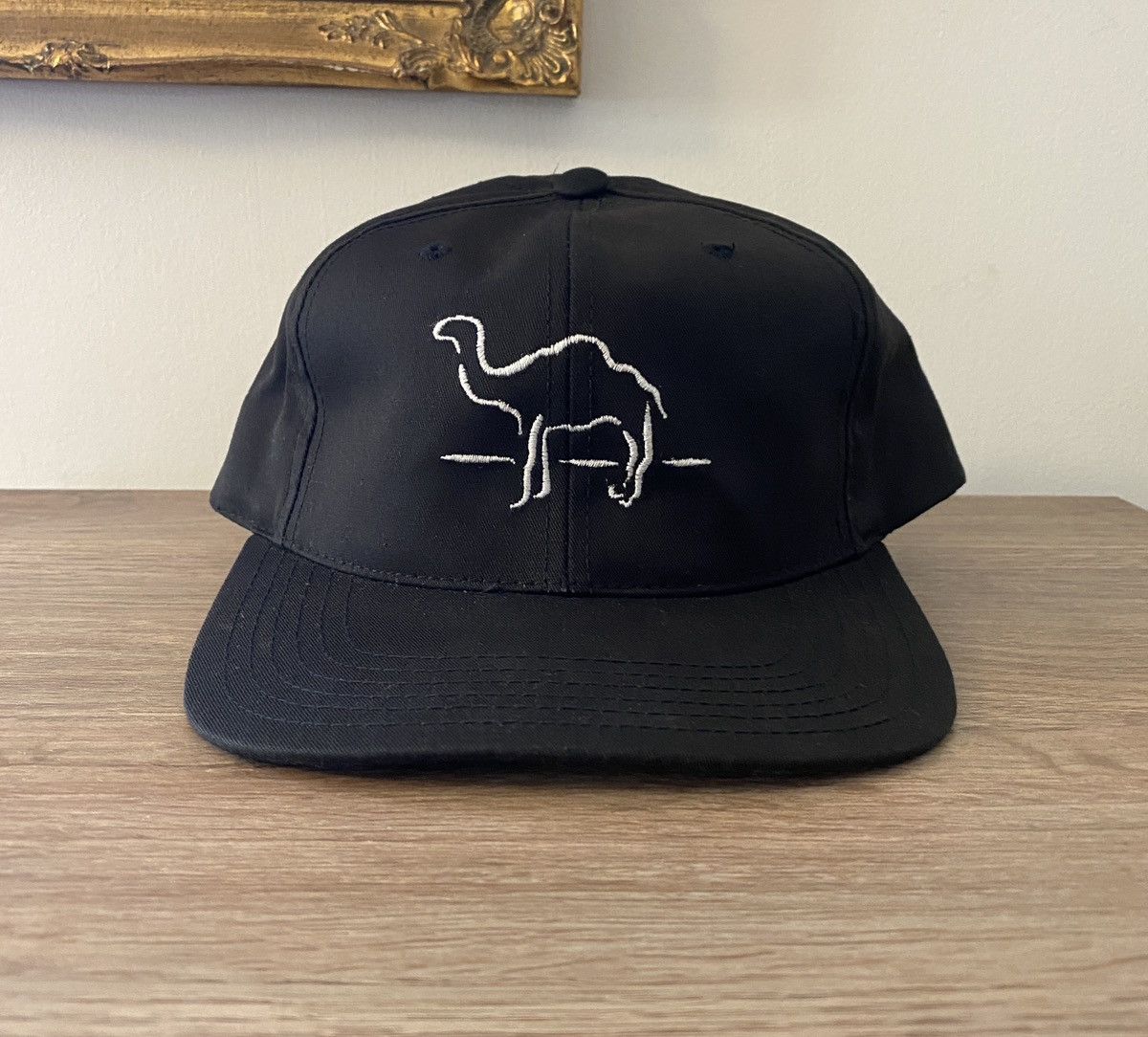 Camel × Vintage Vintage 90’s Camel Cigarettes Black Snap Back Hat Cap ...