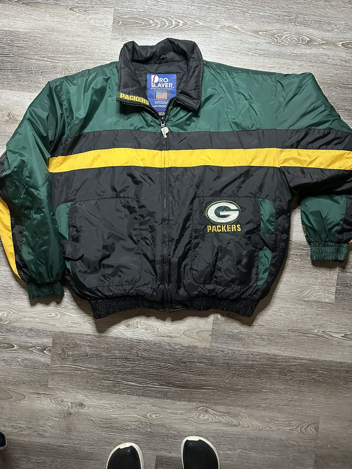 Pro Player × Vintage Vintage Green Bay packers jacket | Grailed