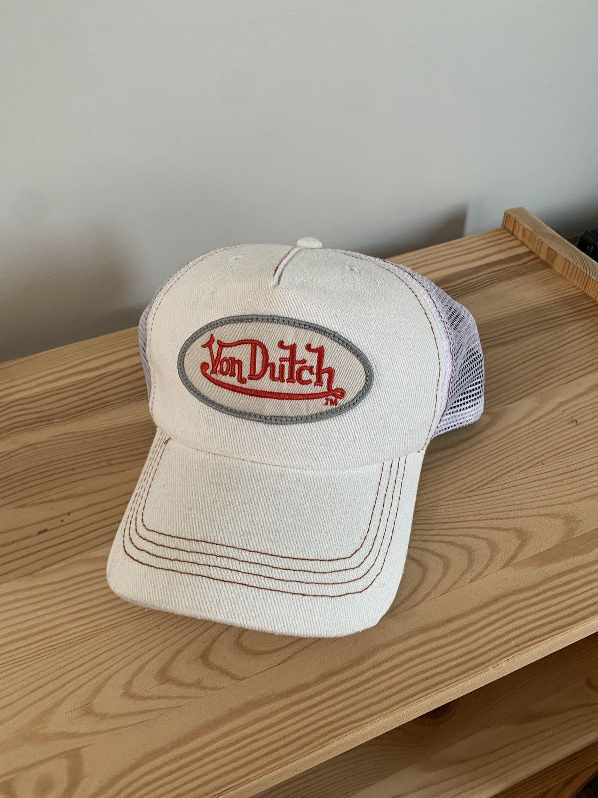Von Dutch Von Dutch Trucker Hat White & Red | Grailed