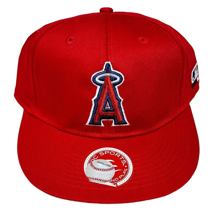 Other New Anaheim Angels MLB Youth Baseball Hat Red Adjustable | Grailed