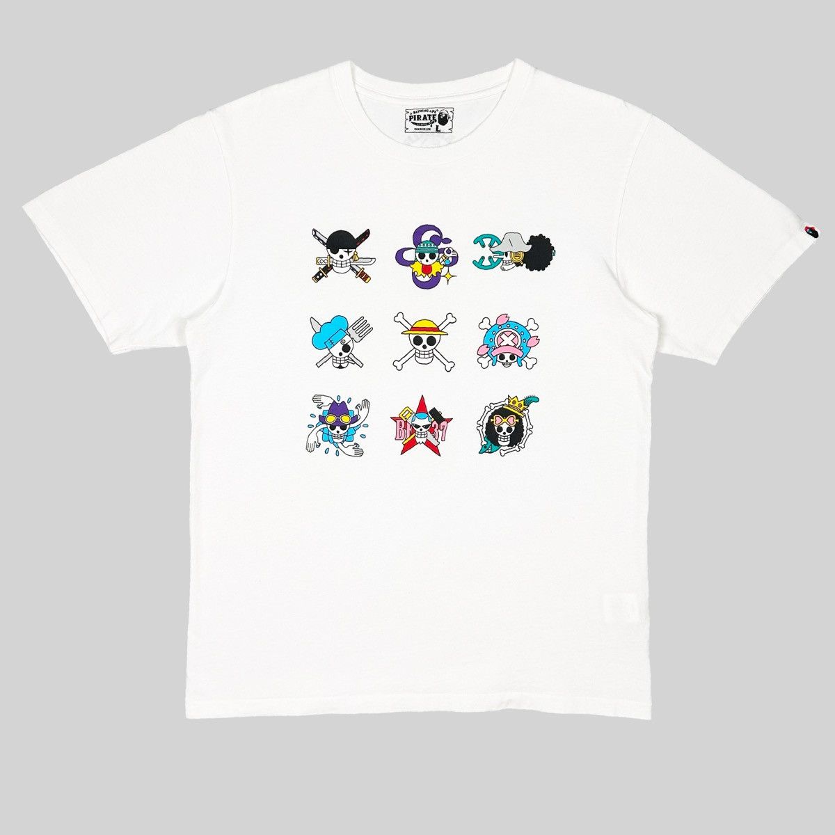 Bape × One Piece Bape One Piece Flags Tee | Grailed
