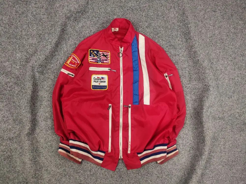 Vintage Vintage 70's National Air Force Cessna Pilot Center Jacket ...
