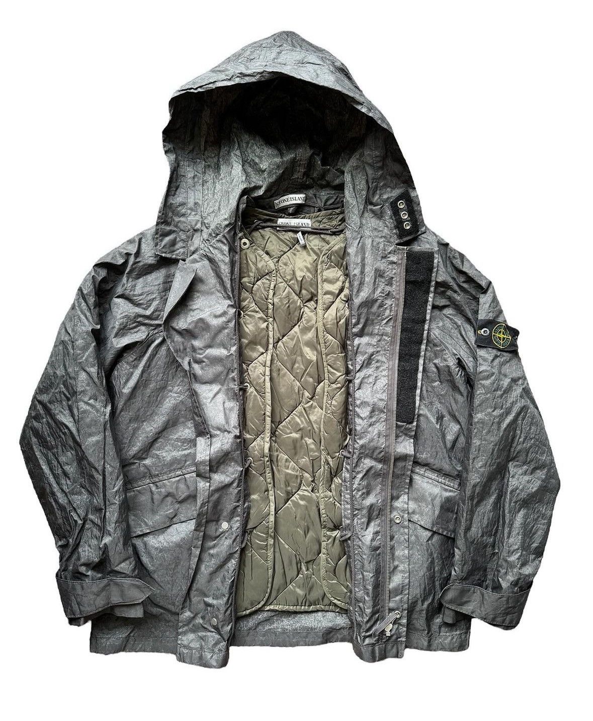 Stone Island Stone Island AW01 Laminate Webbing Dutch Rope Jacket 🏷 ...