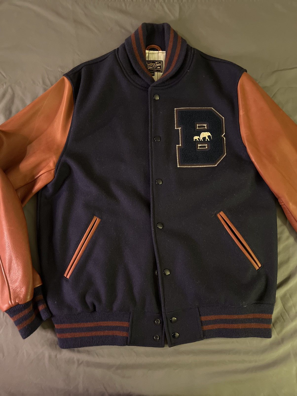 The Brooklyn Circus The Brooklyn Circus’s “Shelby Blues” Varsity Jacket ...