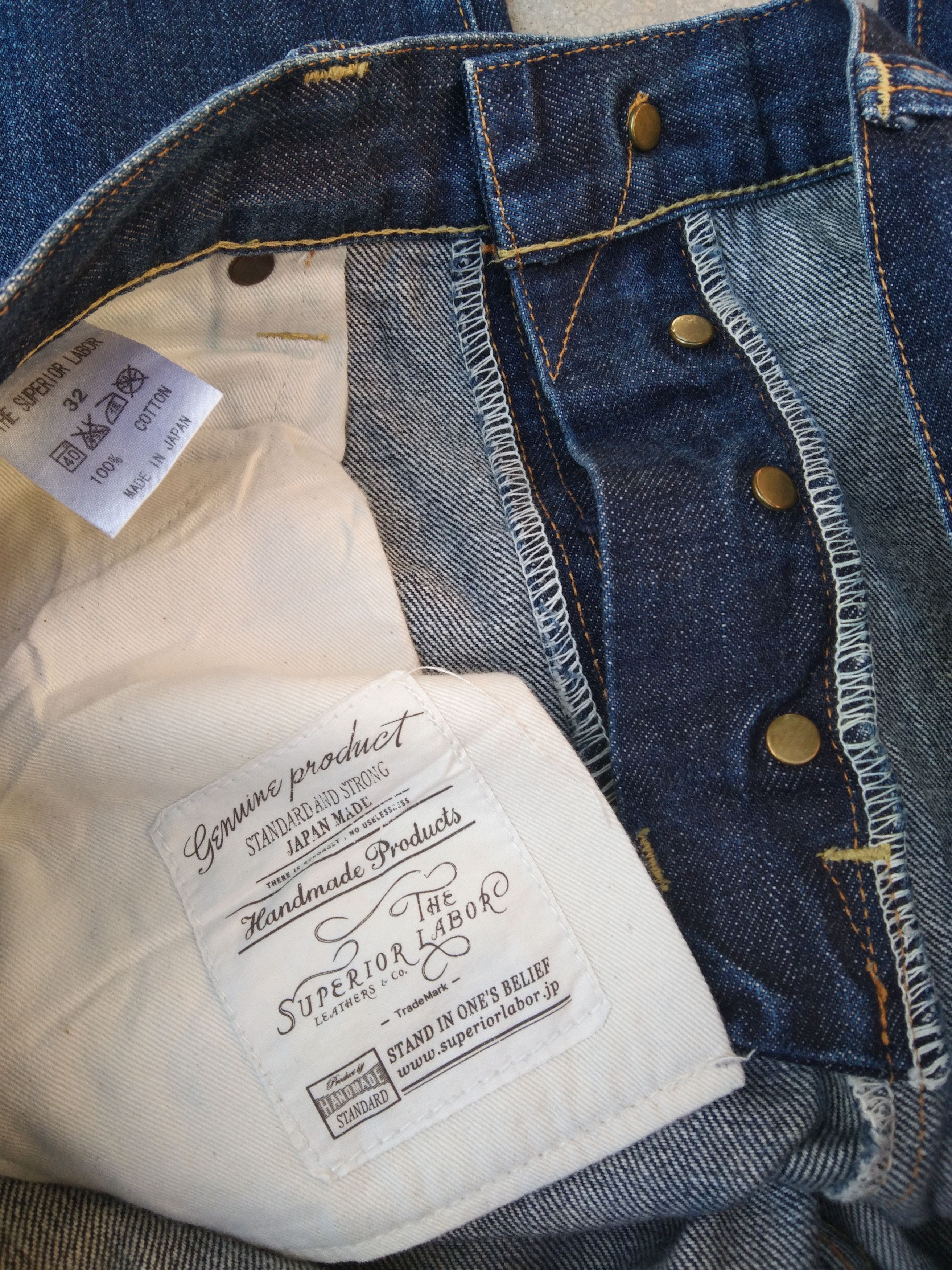 Vintage Vintage The Superior Labor Handmade Selvedge Redline Jeans ...