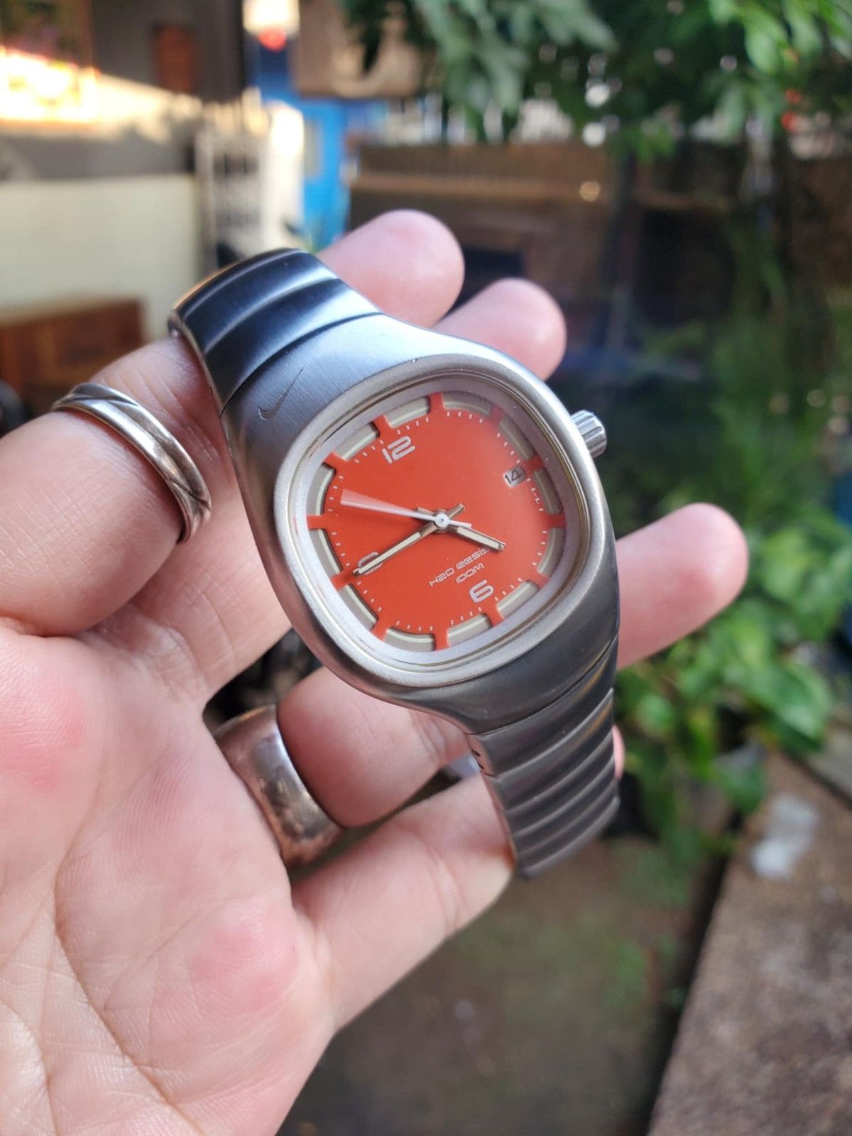 Nike Vintage NIKE TRIAX ARMORED II ORANGE DIAL | Grailed