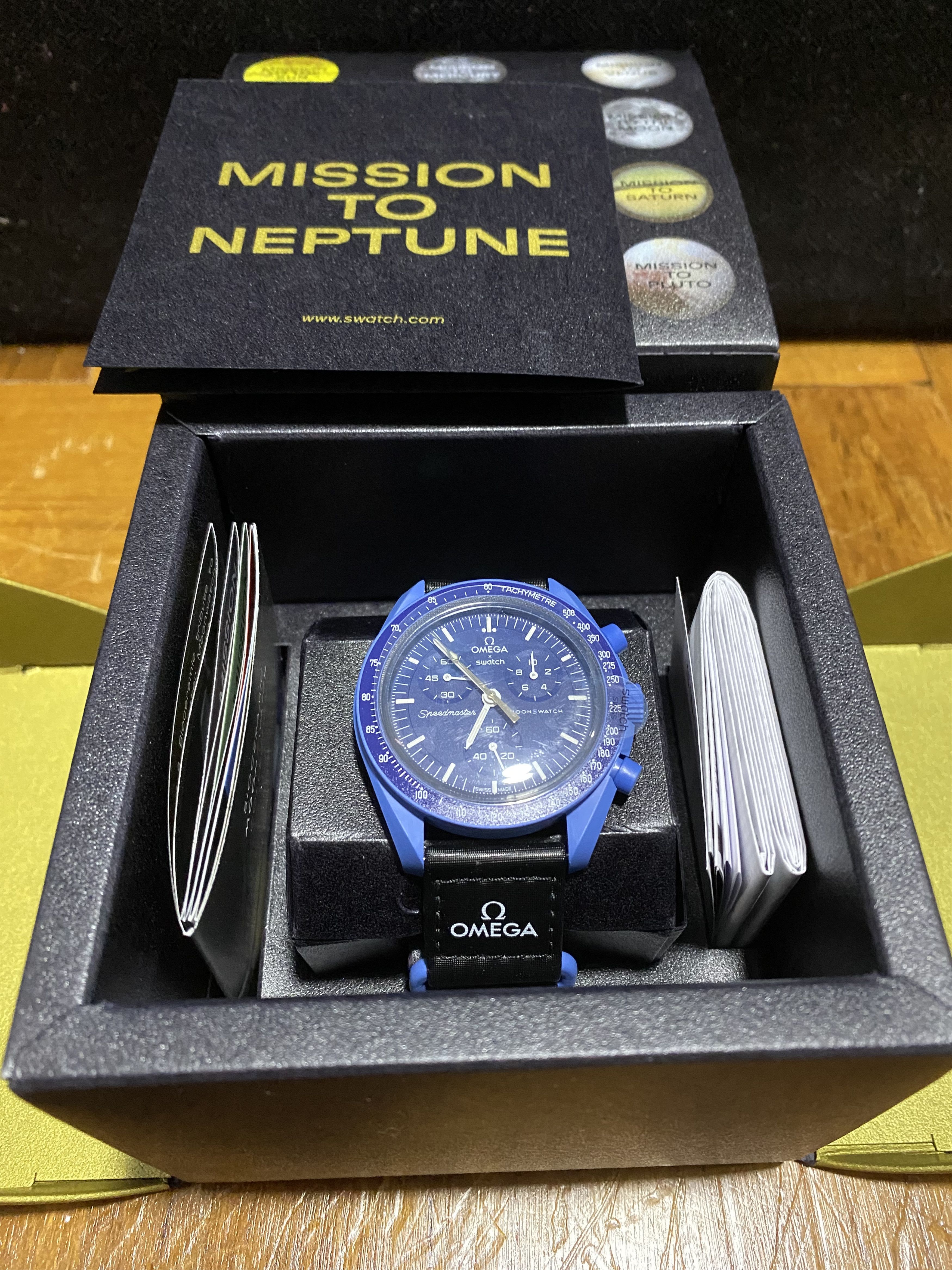 Swatch Omega Swatch Neptune Moonshine | Grailed