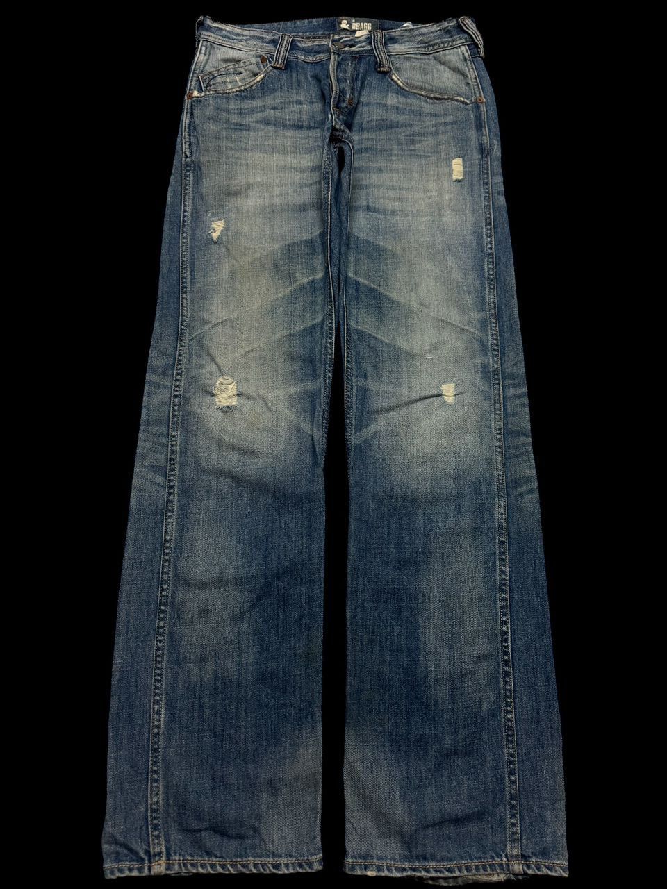 Japanese Brand TWIST LEG Insane Bragg Mudwash Faded Distressing Sick ...