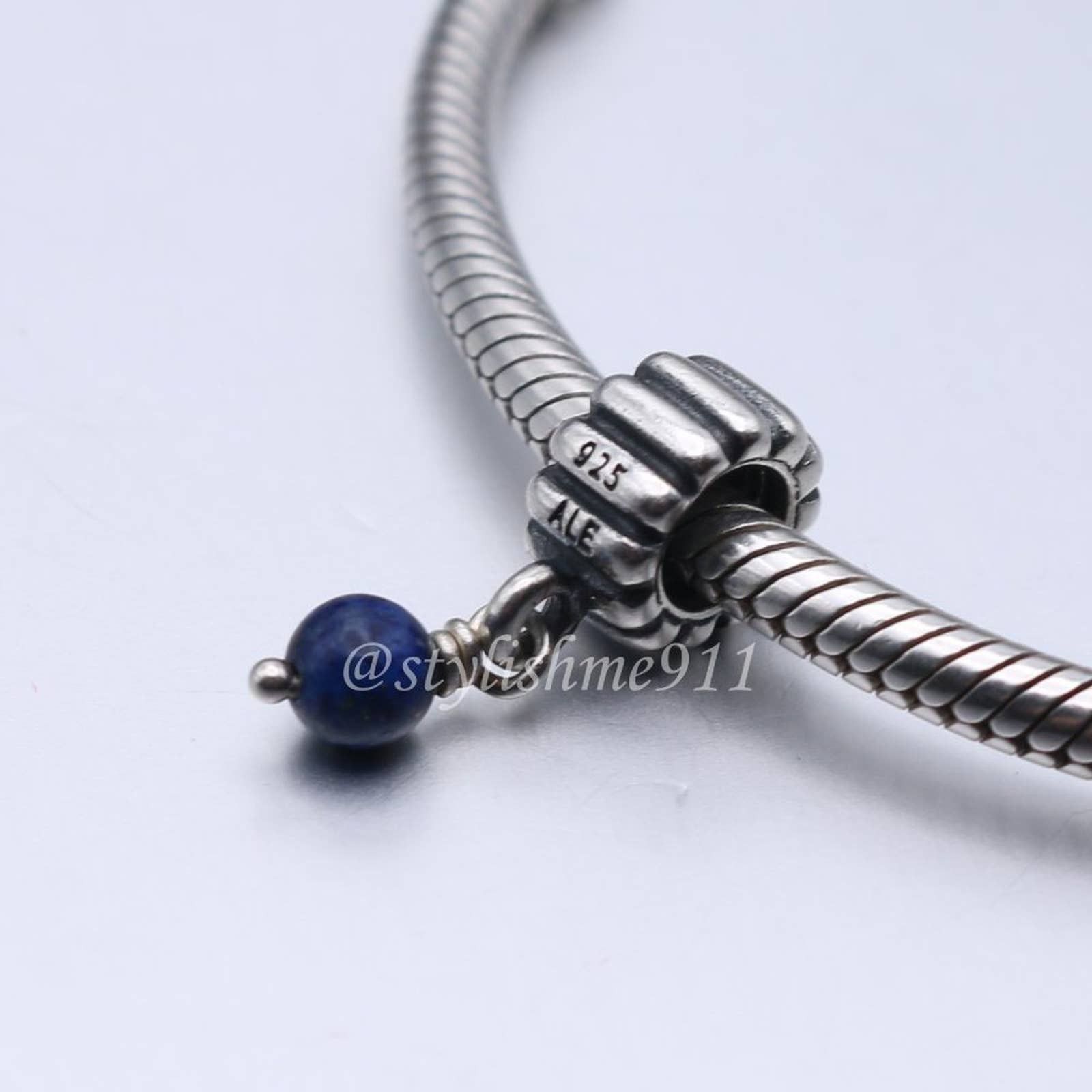 pandora Authentic PANDORA Lapis December Birthstone Dangle Charm | Grailed