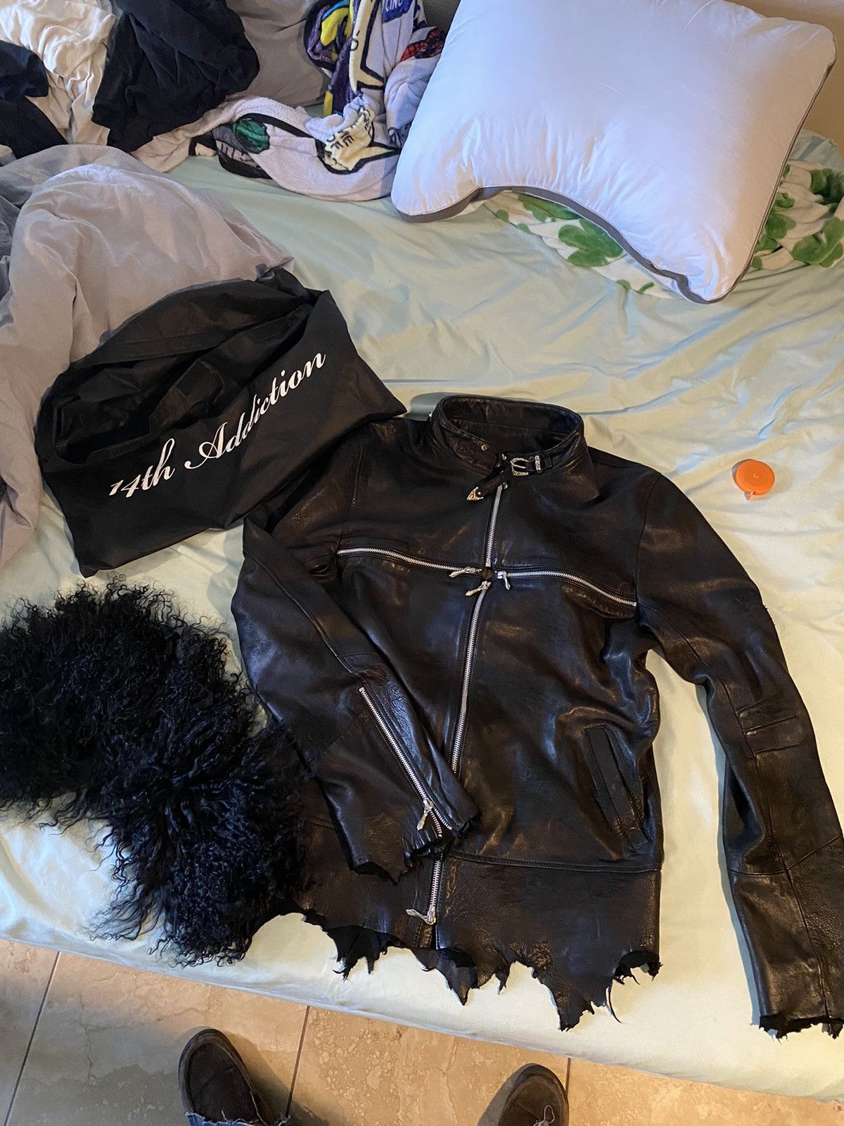 14th Addiction 14th addiction 2024 cross zip with fur | Grailed